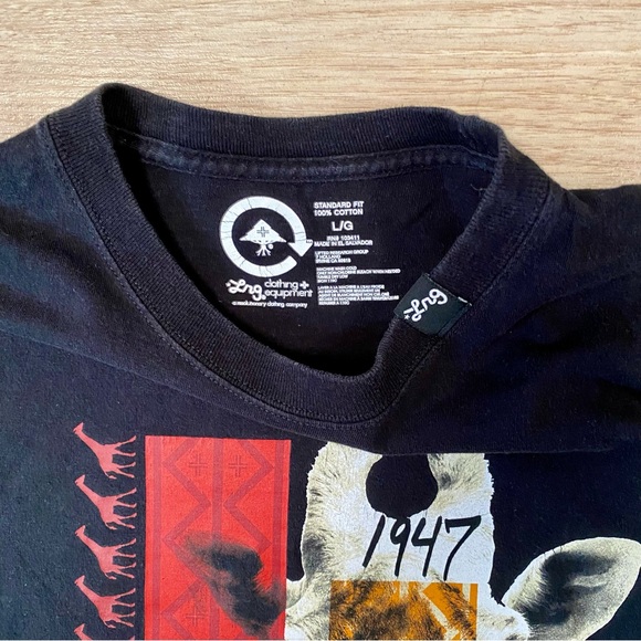 Lrg | Shirts | Lrg Lifted Research Group 947 Standard Fit Cotton Black Tshirt Giraffe Mens L ...